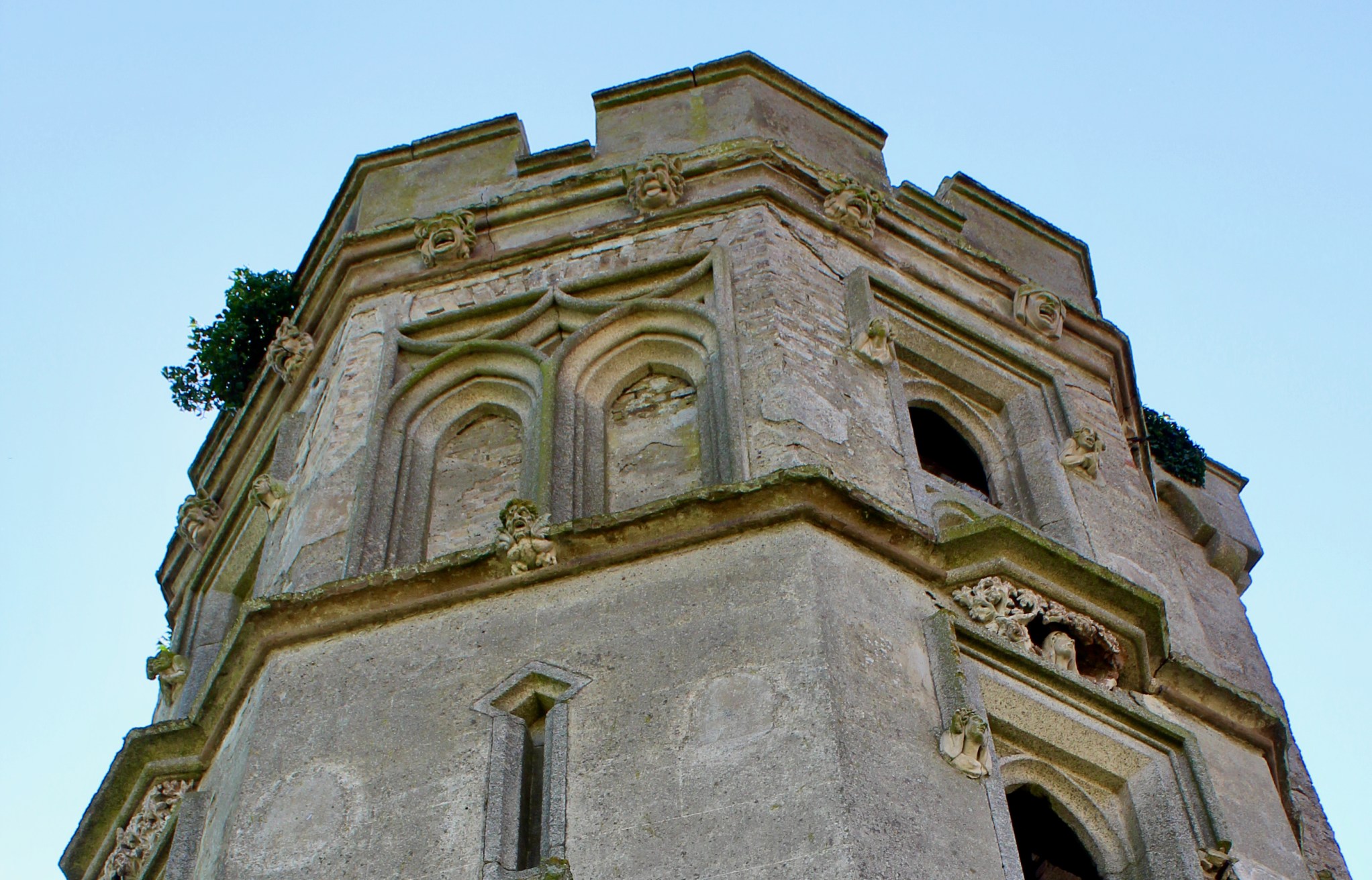 Duckett’s Grove, County Carlow, an impressive ruin and a walled garden ...